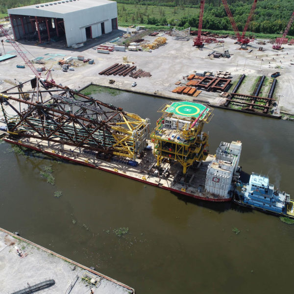 Wellhead Production Platform Jacket and Topside - Gulf Island
